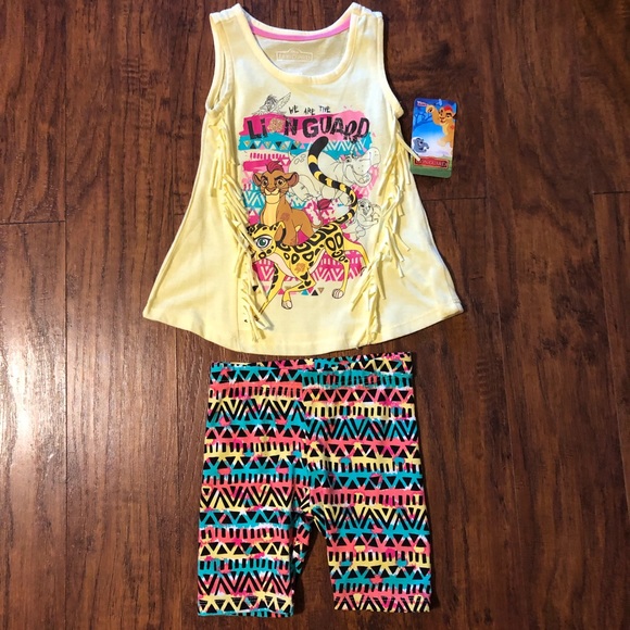 Disney | Matching Sets | Lion Guard Toddler Girls Summer Outfit | Poshmark